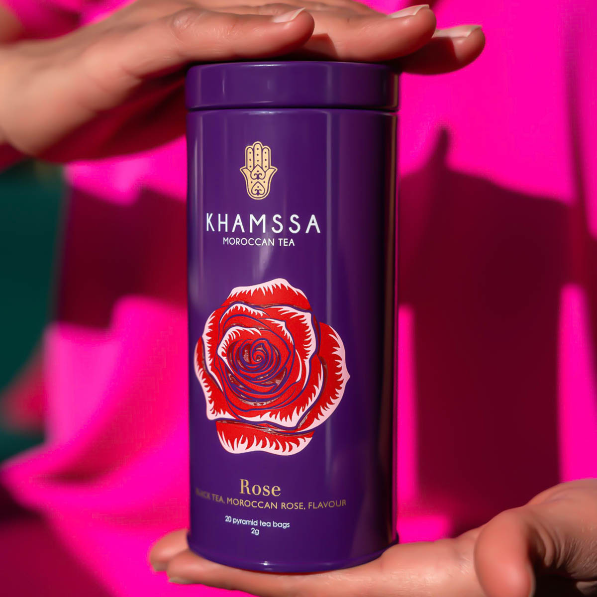 Rose, thé blan, Khamssa